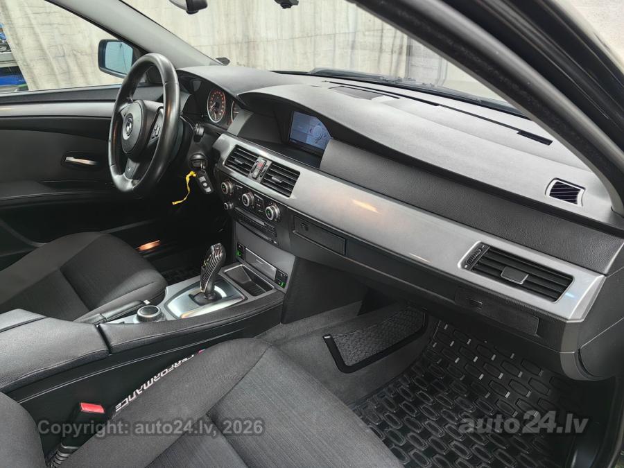 Melns BMW 5 Series 2007 Viljandi, ar dzinēja tilpumu 3.00 L un nobraukumu 227 tūkst. km par 5990 €, foto 14 vietnē AUTOMOTO.COM.LV