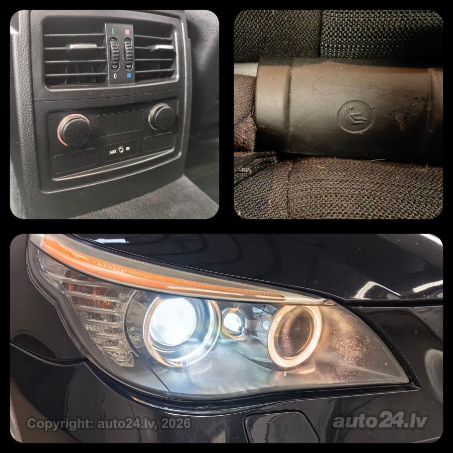 Melns BMW 5 Series 2007 Viljandi, ar dzinēja tilpumu 3.00 L un nobraukumu 227 tūkst. km par 5990 €, foto 19 vietnē AUTOMOTO.COM.LV