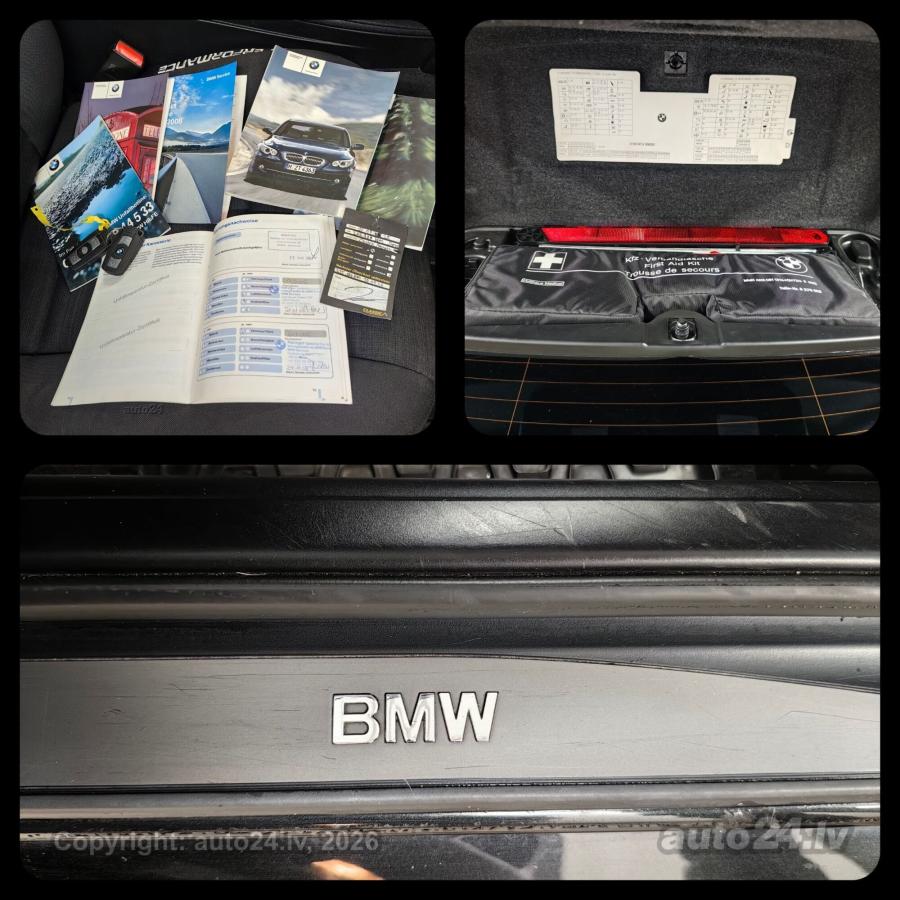 Melns BMW 5 Series 2007 Viljandi, ar dzinēja tilpumu 3.00 L un nobraukumu 227 tūkst. km par 5990 €, foto 25 vietnē AUTOMOTO.COM.LV