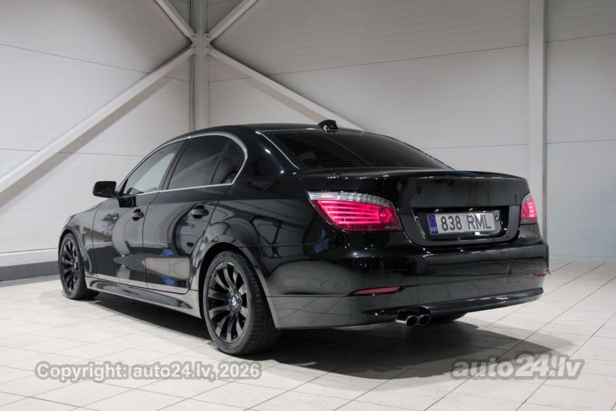 Black BMW 5 Series 2007 in Tallinn, with an engine capacity of 3.00 L and mileage of 265 thousand km for 5800 €, photo 6 on AUTOMOTO.COM.LV