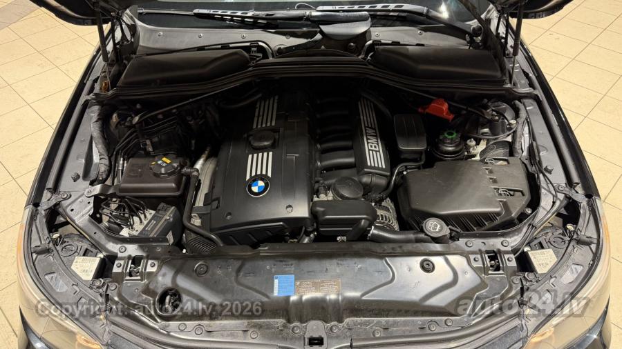 Black BMW 5 Series 2007 in Tallinn, with an engine capacity of 3.00 L and mileage of 265 thousand km for 5800 €, photo 17 on AUTOMOTO.COM.LV