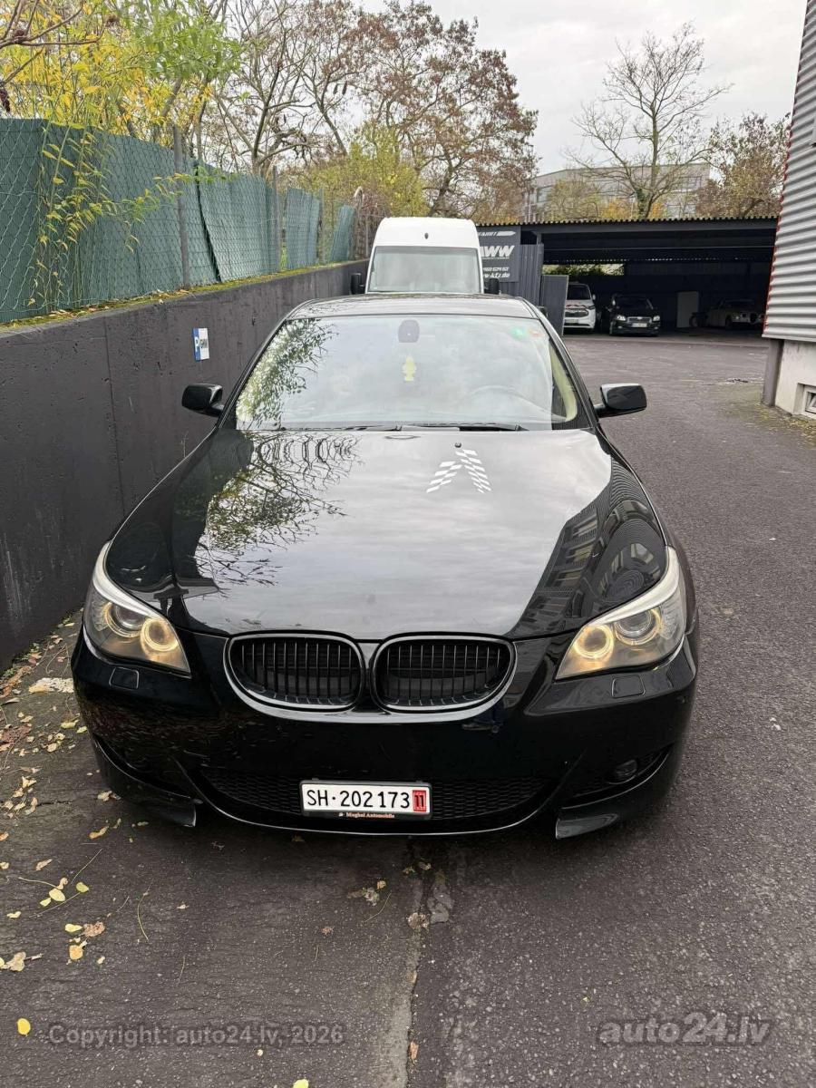 Black BMW 5 Series 2007 in Tallinn, with an engine capacity of 3.00 L and mileage of 265 thousand km for 5800 €, photo 18 on AUTOMOTO.COM.LV