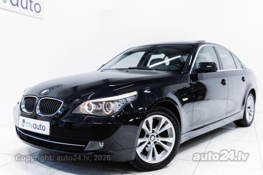 Melns BMW 5 Series 2008 Tallina, ar dzinēja tilpumu 3.00 L un nobraukumu 279 tūkst. km par 5990 €, foto 3 vietnē AUTOMOTO.COM.LV