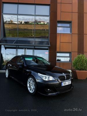 Black BMW 5 Series 2008 in Tallinn, with an engine capacity of 3.00 L and mileage of 415 thousand km for 7500 €, photo  on AUTOMOTO.COM.LV