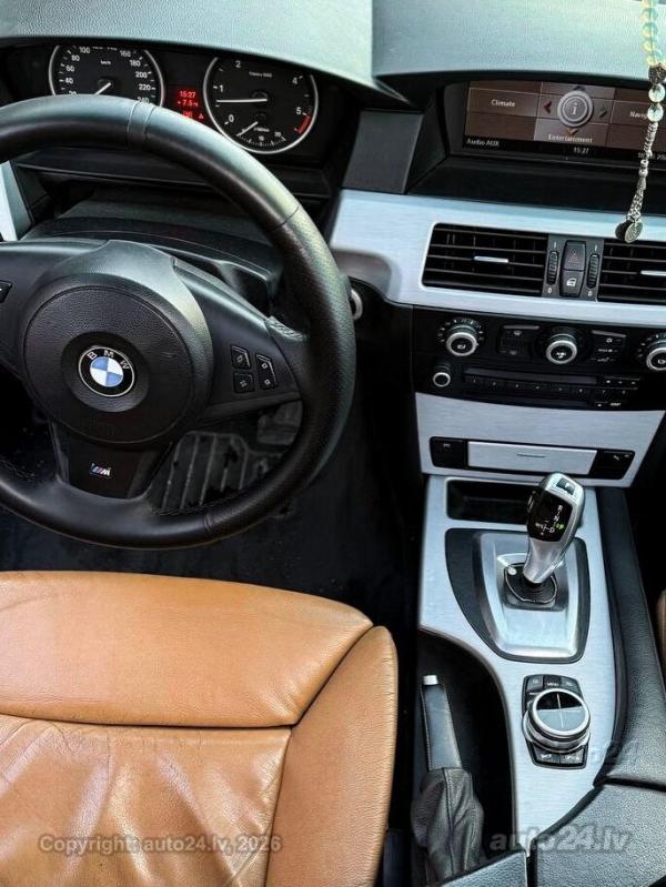 Melns BMW 5 Series 2008 Tallina, ar dzinēja tilpumu 3.00 L un nobraukumu 415 tūkst. km par 7500 €, foto 5 vietnē AUTOMOTO.COM.LV