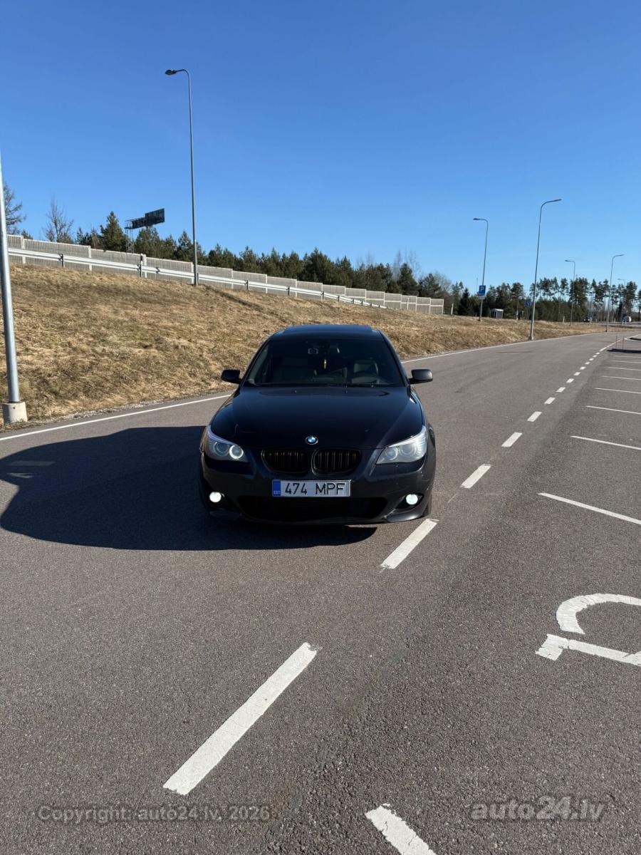 Melns BMW 5 Series 2008 Tallina, ar dzinēja tilpumu 3.00 L un nobraukumu 360 tūkst. km par 8000 €, foto 3 vietnē AUTOMOTO.COM.LV