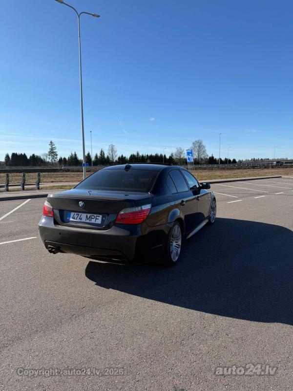Black BMW 5 Series 2008 in Tallinn, with an engine capacity of 3.00 L and mileage of 360 thousand km for 8000 €, photo 5 on AUTOMOTO.COM.LV