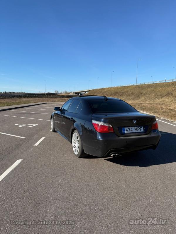 Black BMW 5 Series 2008 in Tallinn, with an engine capacity of 3.00 L and mileage of 360 thousand km for 8000 €, photo 6 on AUTOMOTO.COM.LV