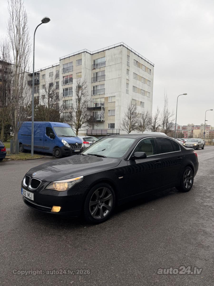 Melns BMW 5 Series 2008 Tallina, ar dzinēja tilpumu 2.00 L un nobraukumu 329 tūkst. km par 3499 €, foto 5 vietnē AUTOMOTO.COM.LV