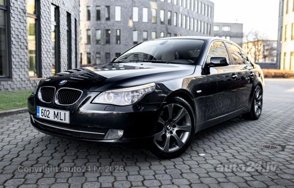Melns BMW 5 Series 2008 Tallina, ar dzinēja tilpumu 2.00 L un nobraukumu 329 tūkst. km par 4999 €, foto 6 vietnē AUTOMOTO.COM.LV