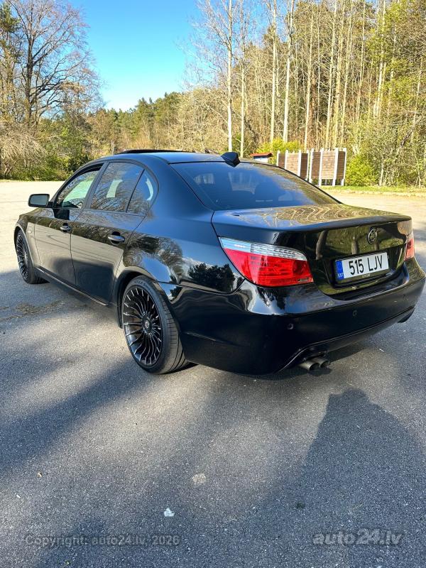 Black BMW 5 Series 2008 in Parnu, with an engine capacity of 3.00 L and mileage of 134 thousand km for 8500 €, photo 4 on AUTOMOTO.COM.LV