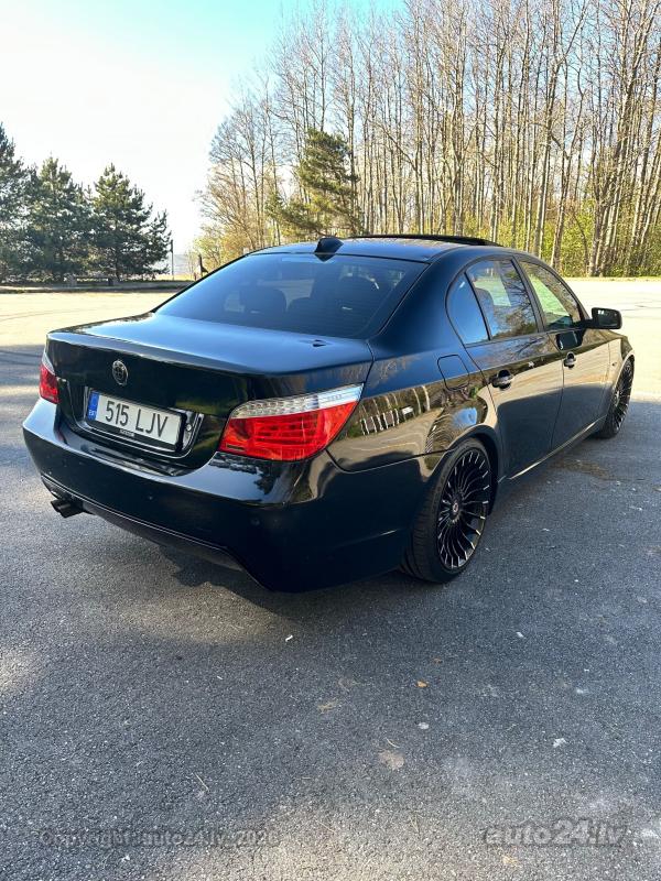 Black BMW 5 Series 2008 in Parnu, with an engine capacity of 3.00 L and mileage of 134 thousand km for 8500 €, photo 5 on AUTOMOTO.COM.LV
