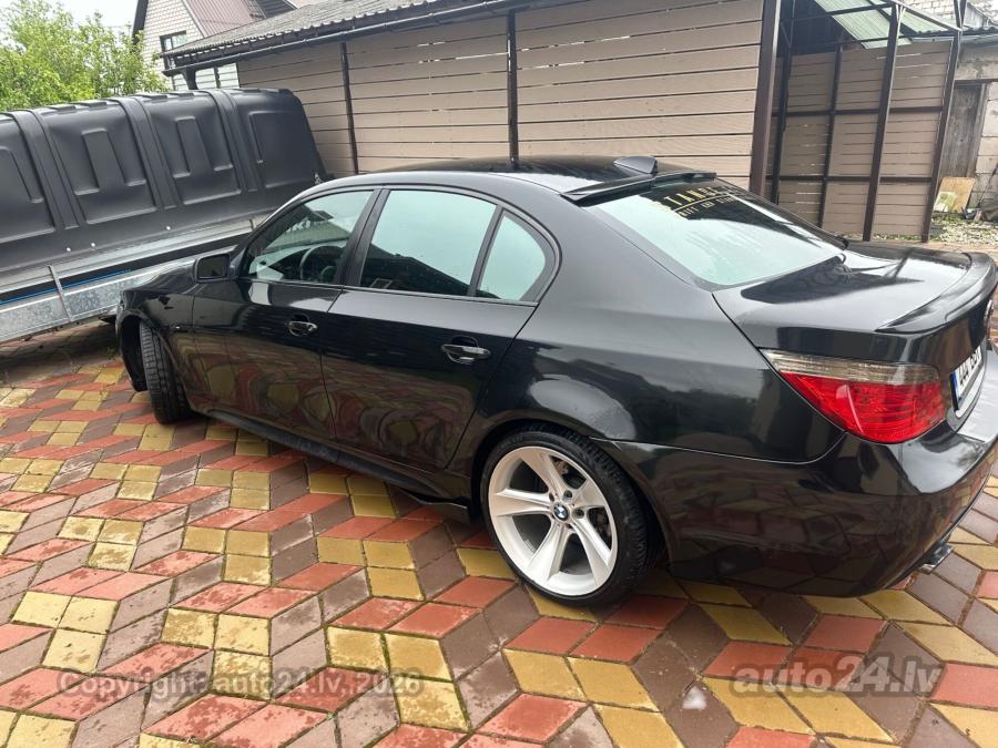 Melns BMW 5 Series 2008 Jehvi, ar dzinēja tilpumu 3.00 L un nobraukumu 278 tūkst. km par 10000 €, foto 3 vietnē AUTOMOTO.COM.LV