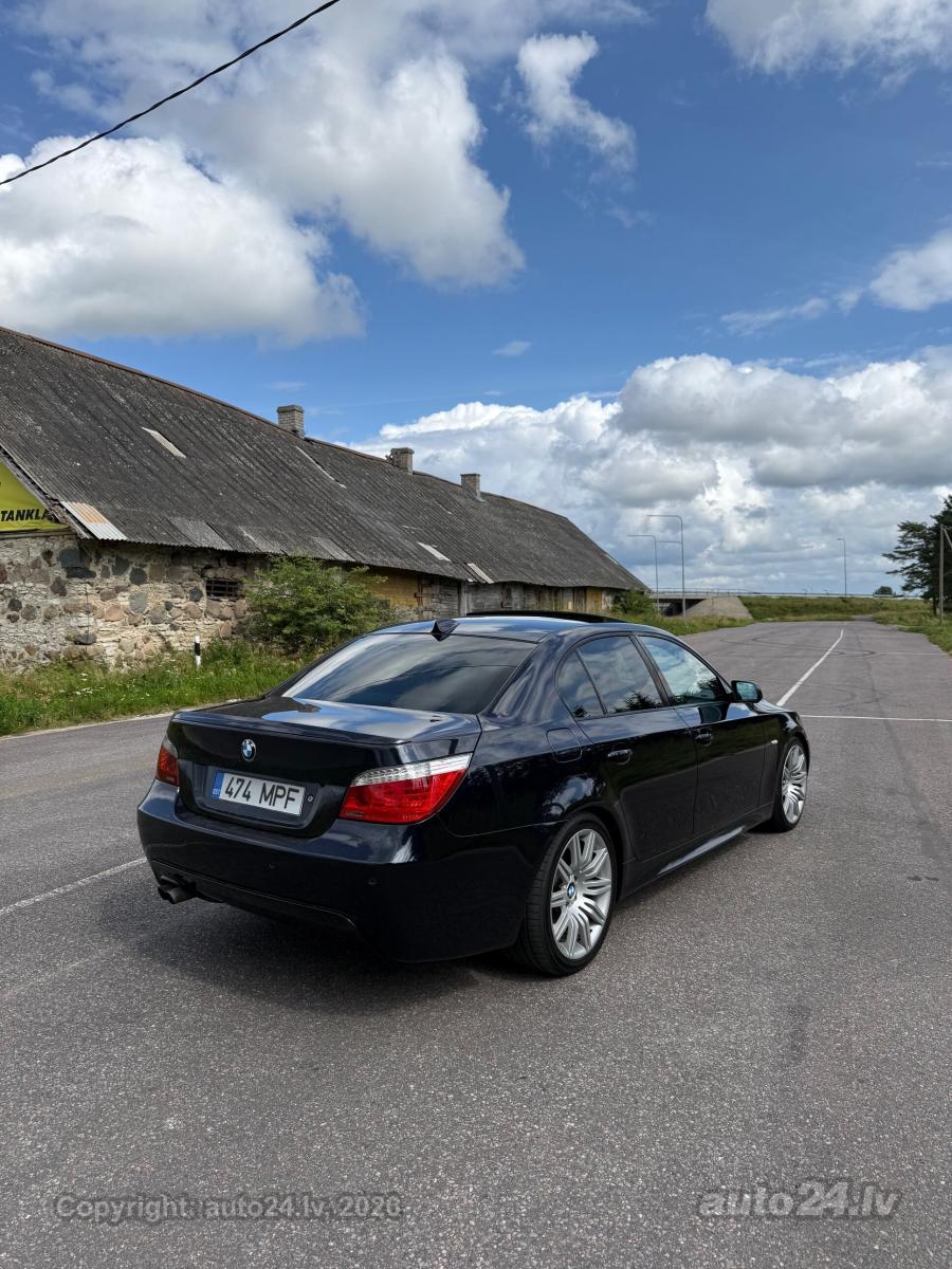 Black BMW 5 Series 2008 in Tallinn, with an engine capacity of 3.00 L and mileage of 370 thousand km for 7500 €, photo 4 on AUTOMOTO.COM.LV