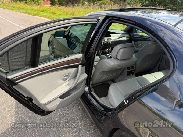 Black BMW 5 Series 2008 in Tallinn, with an engine capacity of 3.00 L and mileage of 370 thousand km for 7500 €, photo 8 on AUTOMOTO.COM.LV