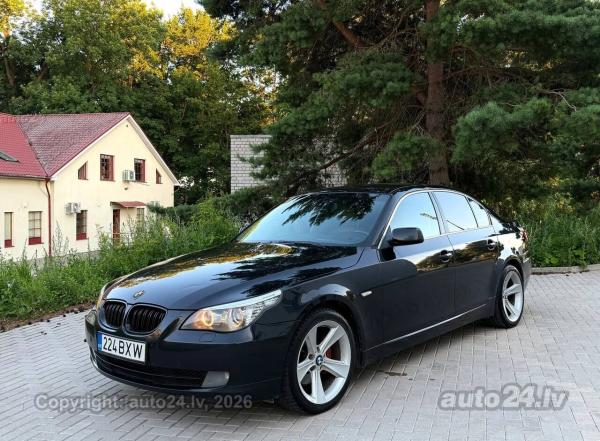 Melns BMW 5 Series 2008 Tartu, ar dzinēja tilpumu 3.00 L un nobraukumu 405 tūkst. km par 5500 €, foto 1 vietnē AUTOMOTO.COM.LV