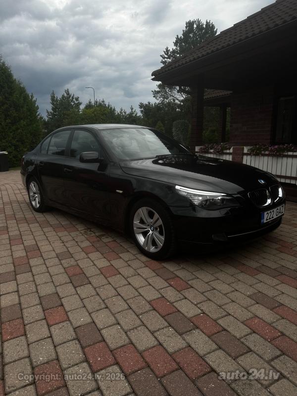 Black BMW 5 Series 2008 in Tallinn, with an engine capacity of 2.50 L and mileage of 206 thousand km for 7500 €, photo 2 on AUTOMOTO.COM.LV