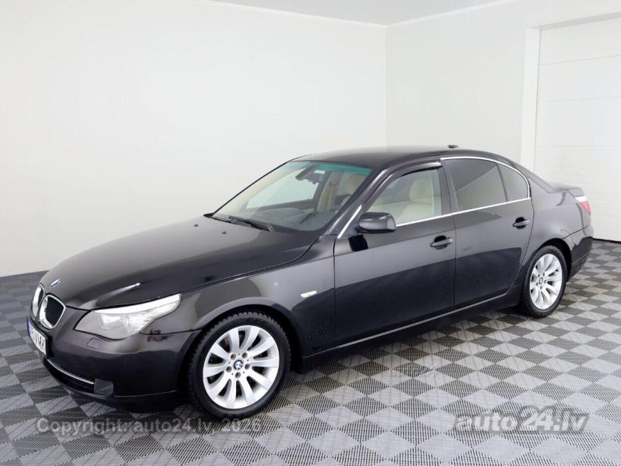 Black BMW 5 Series 2009 in Tallinn, with an engine capacity of 2.00 L and mileage of 575 thousand km for 2799 €, photo 2 on AUTOMOTO.COM.LV
