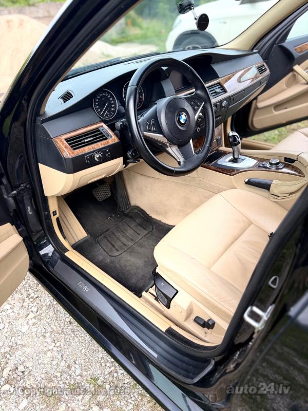 Melns BMW 5 Series 2009 Tallina, ar dzinēja tilpumu 2.00 L un nobraukumu 324 tūkst. km par 5500 €, foto 10 vietnē AUTOMOTO.COM.LV