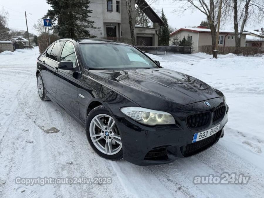 Melns BMW 5 Series 2010 Tallina, ar dzinēja tilpumu 3.00 L un nobraukumu 355 tūkst. km par 6990 €, foto 1 vietnē AUTOMOTO.COM.LV