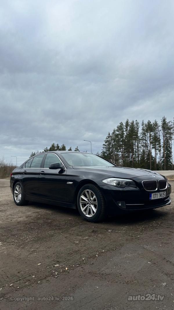 Black BMW 5 Series 2010 in Tallinn, with an engine capacity of 2.00 L and mileage of 254 thousand km for 10500 €, photo 1 on AUTOMOTO.COM.LV