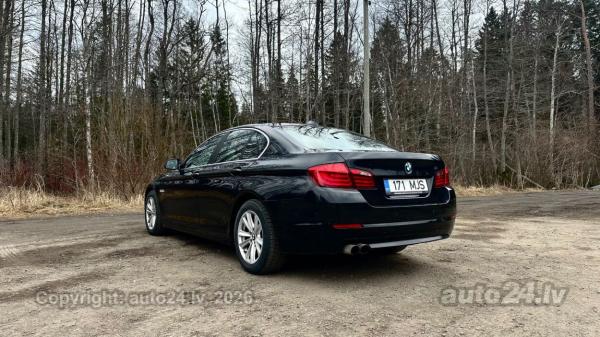 Black BMW 5 Series 2010 in Tallinn, with an engine capacity of 2.00 L and mileage of 254 thousand km for 10500 €, photo 2 on AUTOMOTO.COM.LV