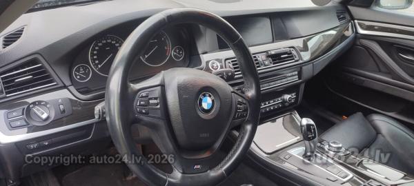 Black BMW 5 Series 2010 in Tallinn, with an engine capacity of 3.00 L and mileage of 270 thousand km for 10550 €, photo 7 on AUTOMOTO.COM.LV