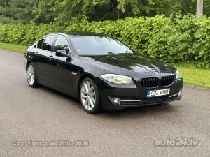 Melns BMW 5 Series 2010 Tartu, ar dzinēja tilpumu 2.00 L un nobraukumu 285 tūkst. km par 8500 €, foto  vietnē AUTOMOTO.COM.LV