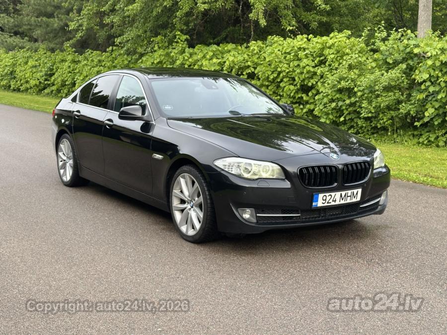 Black BMW 5 Series 2010 in Tartu, with an engine capacity of 2.00 L and mileage of 285 thousand km for 8500 €, photo 1 on AUTOMOTO.COM.LV