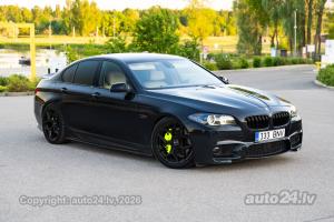 Melns BMW 5 Series 2010 Tartu, ar dzinēja tilpumu 3.00 L un nobraukumu 340 tūkst. km par 13590 €, foto  vietnē AUTOMOTO.COM.LV