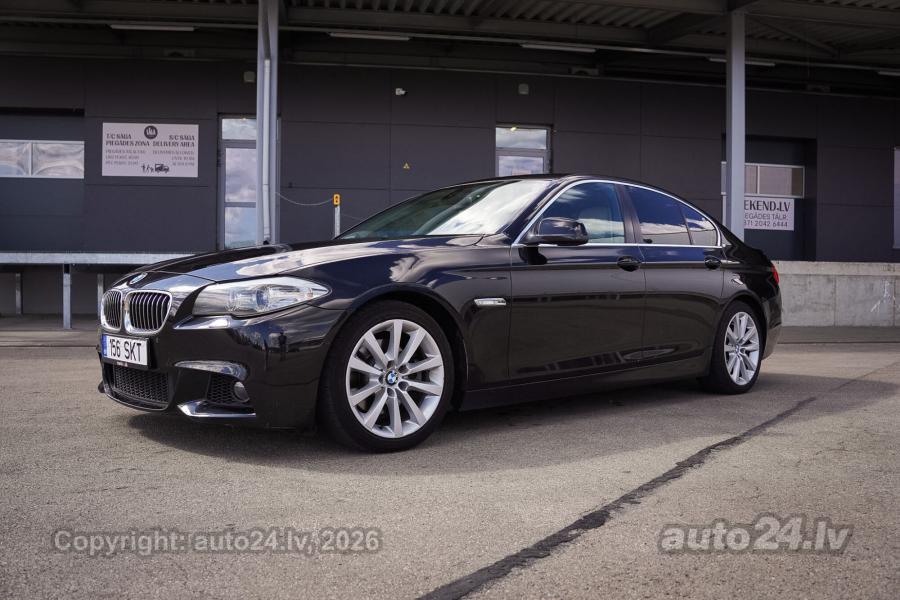 Black BMW 5 Series 2010 in Tallinn, with an engine capacity of 3.00 L and mileage of 271 thousand km for 10990 €, photo 3 on AUTOMOTO.COM.LV