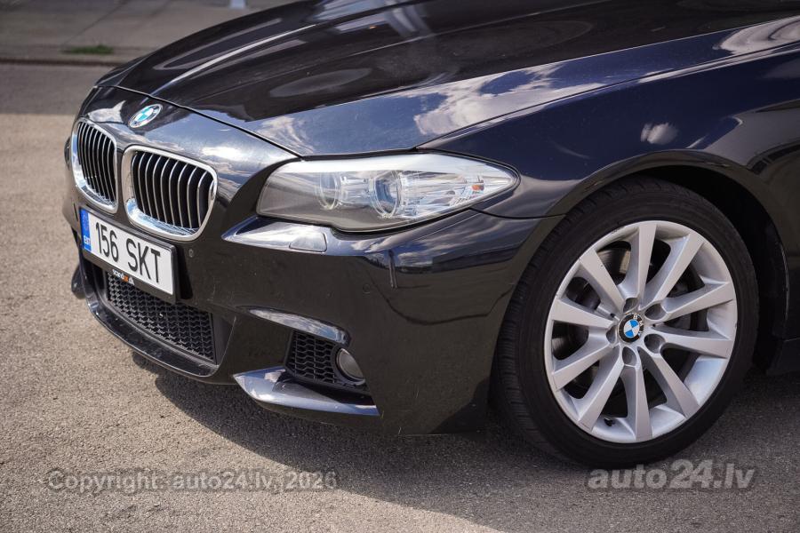 Black BMW 5 Series 2010 in Tallinn, with an engine capacity of 3.00 L and mileage of 271 thousand km for 10990 €, photo 20 on AUTOMOTO.COM.LV