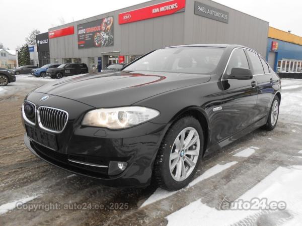 Black BMW 5 Series 2011 in Viljandi, with an engine capacity of 2.00 L and mileage of 205 thousand km for 10790 €, photo 1 on AUTOMOTO.COM.LV