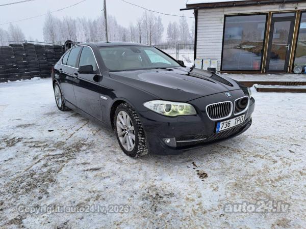 Melns BMW 5 Series 2011 Pelva, ar dzinēja tilpumu 3.00 L un nobraukumu 241 tūkst. km par 8999 €, foto 1 vietnē AUTOMOTO.COM.LV
