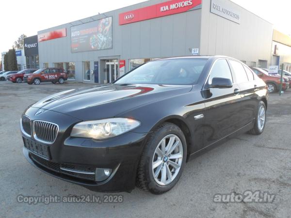 Black BMW 5 Series 2011 in Viljandi, with an engine capacity of 2.00 L and mileage of 205 thousand km for 9990 €, photo 1 on AUTOMOTO.COM.LV