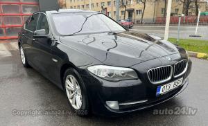 Black BMW 5 Series 2011 in Tallinn, with an engine capacity of 2.00 L and mileage of 195 thousand km for 8900 €, photo 3 on AUTOMOTO.COM.LV