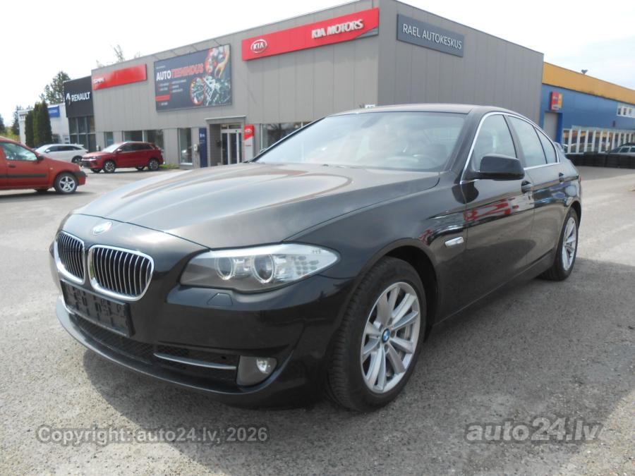 Black BMW 5 Series 2011 in Viljandi, with an engine capacity of 2.00 L and mileage of 205 thousand km for 9490 €, photo 1 on AUTOMOTO.COM.LV
