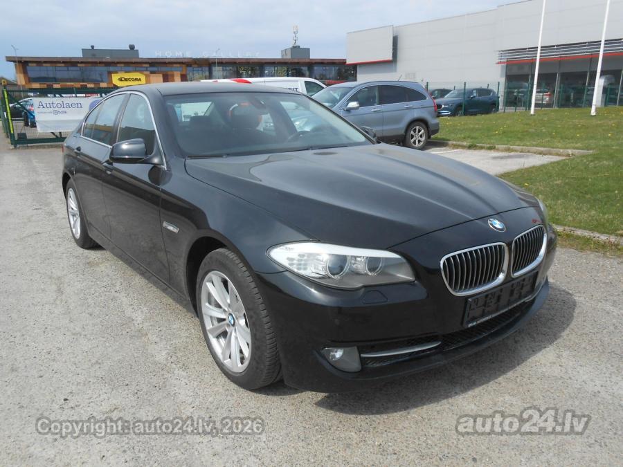 Black BMW 5 Series 2011 in Viljandi, with an engine capacity of 2.00 L and mileage of 205 thousand km for 9490 €, photo 4 on AUTOMOTO.COM.LV
