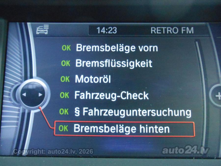 Black BMW 5 Series 2011 in Viljandi, with an engine capacity of 2.00 L and mileage of 205 thousand km for 9490 €, photo 10 on AUTOMOTO.COM.LV