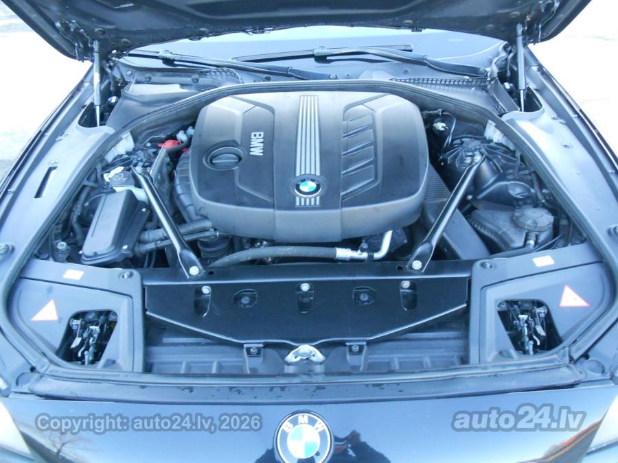 Black BMW 5 Series 2011 in Viljandi, with an engine capacity of 2.00 L and mileage of 205 thousand km for 9490 €, photo 15 on AUTOMOTO.COM.LV