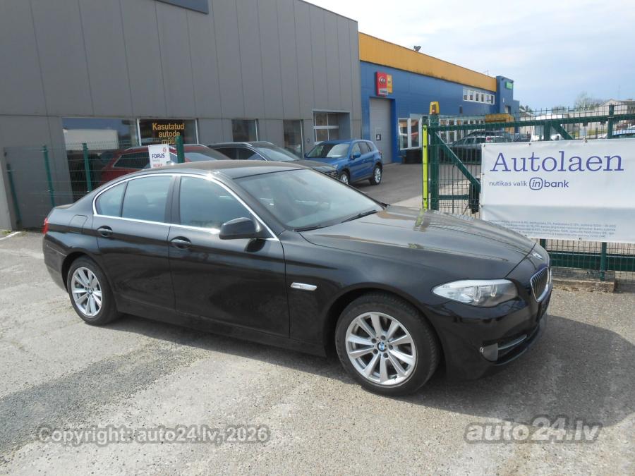Black BMW 5 Series 2011 in Viljandi, with an engine capacity of 2.00 L and mileage of 205 thousand km for 9490 €, photo 20 on AUTOMOTO.COM.LV