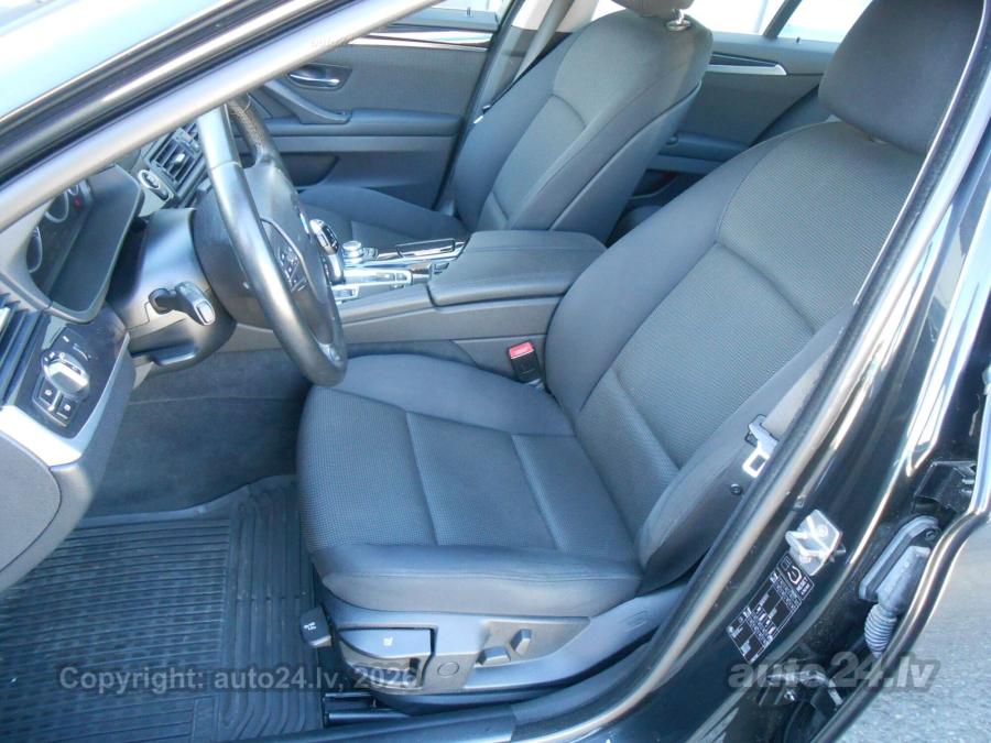 Black BMW 5 Series 2011 in Viljandi, with an engine capacity of 2.00 L and mileage of 205 thousand km for 8990 €, photo 9 on AUTOMOTO.COM.LV