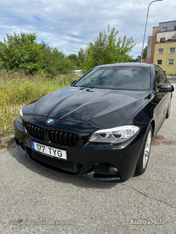 Melns BMW 5 Series 2011 Tallina, ar dzinēja tilpumu 3.00 L un nobraukumu 203 tūkst. km par 10900 €, foto 1 vietnē AUTOMOTO.COM.LV
