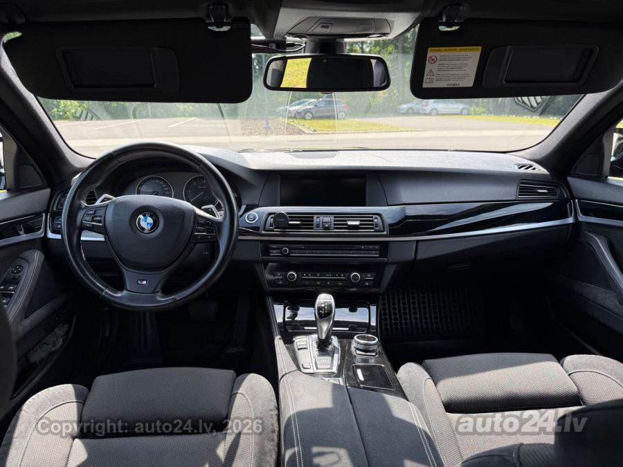 Black BMW 5 Series 2011 in Tallinn, with an engine capacity of 3.00 L and mileage of 287 thousand km for 11500 €, photo 12 on AUTOMOTO.COM.LV