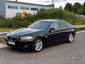 Black BMW 5 Series 2011 in Tartu, with an engine capacity of 2.00 L and mileage of 299 thousand km for 9499 €, photo  on AUTOMOTO.COM.LV