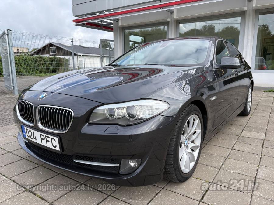 Black BMW 5 Series 2011 in Johvi, with an engine capacity of 3.00 L and mileage of 201 thousand km for 9900 €, photo 1 on AUTOMOTO.COM.LV