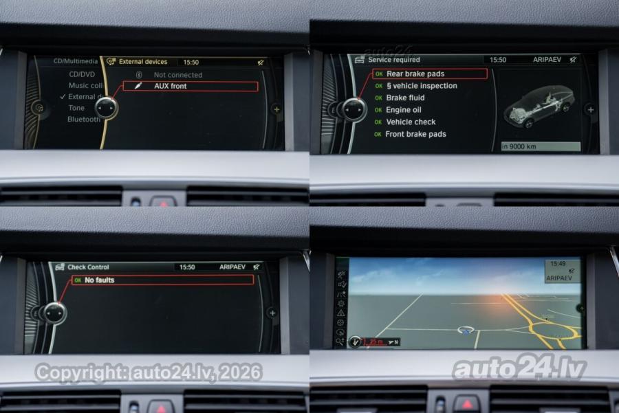 Black BMW 5 Series 2011 in Tallinn, with an engine capacity of 3.00 L and mileage of 0 thousand km for 8499 €, photo 24 on AUTOMOTO.COM.LV