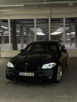 Black BMW 5 Series 2012 in Tallinn, with an engine capacity of 3.00 L and mileage of 239 thousand km for 14999 €, photo  on AUTOMOTO.COM.LV