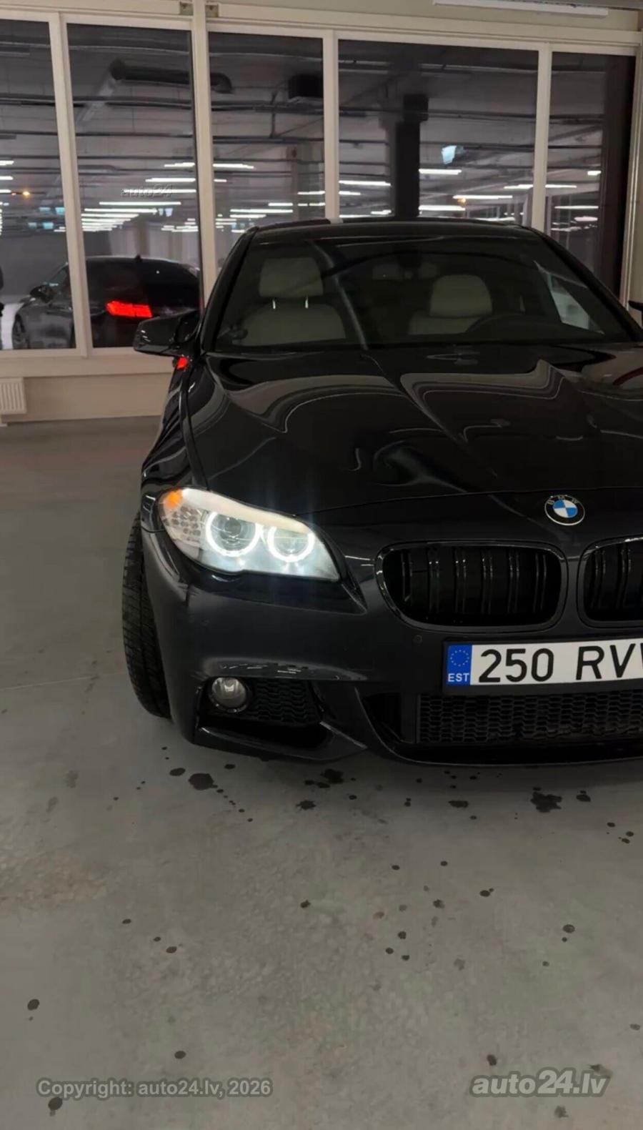 Melns BMW 5 Series 2012 Tallina, ar dzinēja tilpumu 3.00 L un nobraukumu 239 tūkst. km par 14999 €, foto 3 vietnē AUTOMOTO.COM.LV