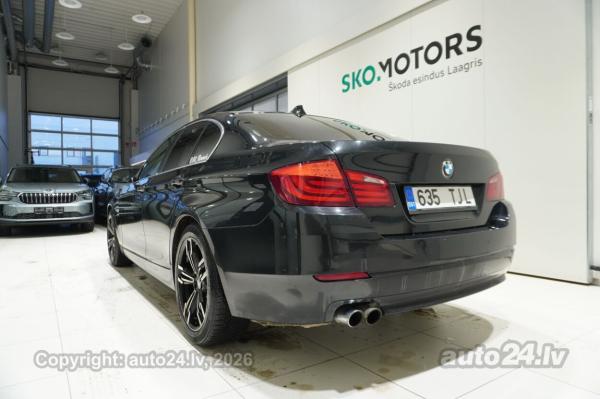 Black BMW 5 Series 2012 in Tallinn, with an engine capacity of 2.00 L and mileage of 223 thousand km for 9500 €, photo 2 on AUTOMOTO.COM.LV